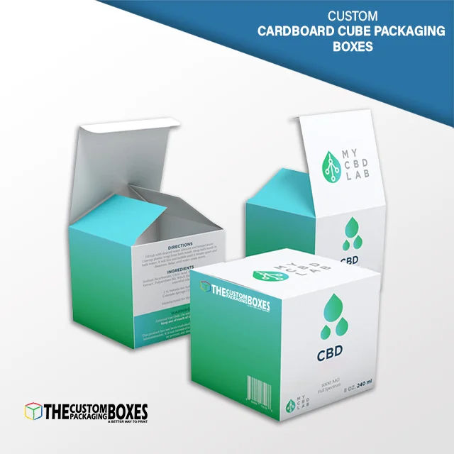 Custom Cardboard Cube Packaging Boxes | Custom Packaging Boxes