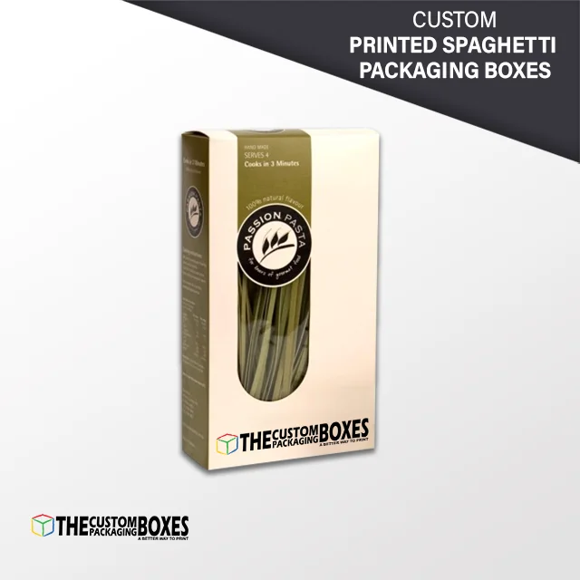 Custom Printed Spaghetti Packaging Boxes | Custom Packaging Boxes